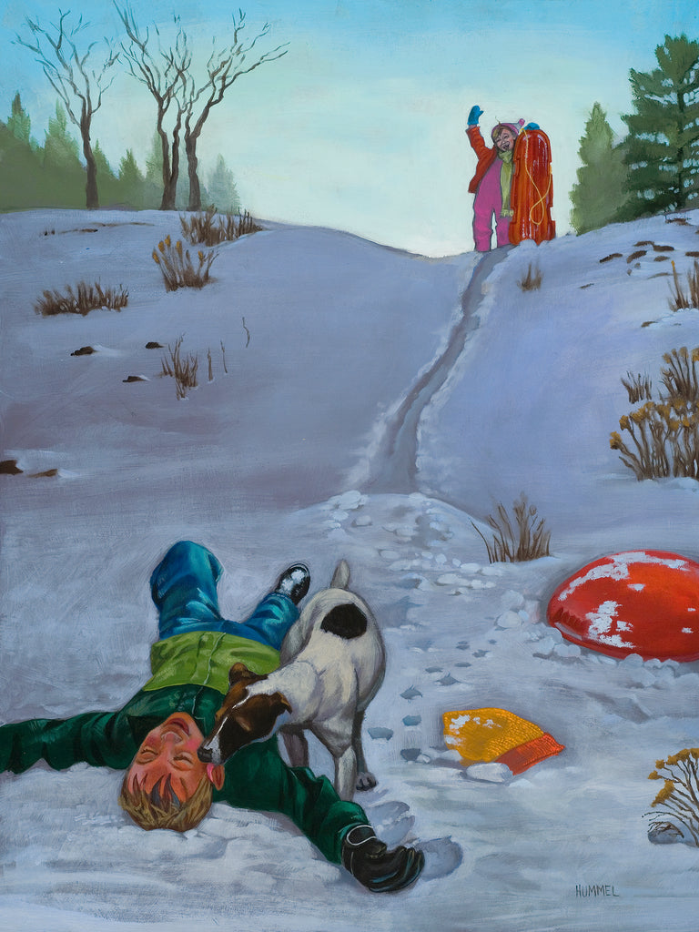 Celebrate Winter Fun with Art: Wipeout by Benjamin Hummel and Our Mini